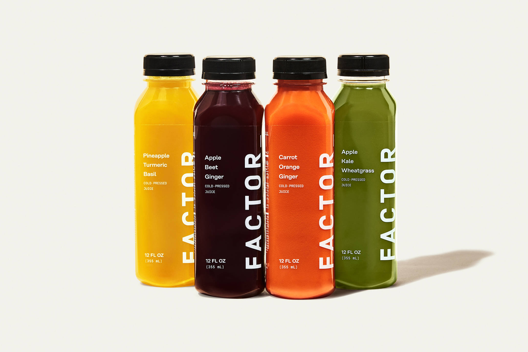 (n/a) Cold-Pressed Juice Variety Pack 4 Juices per Order - Factor
